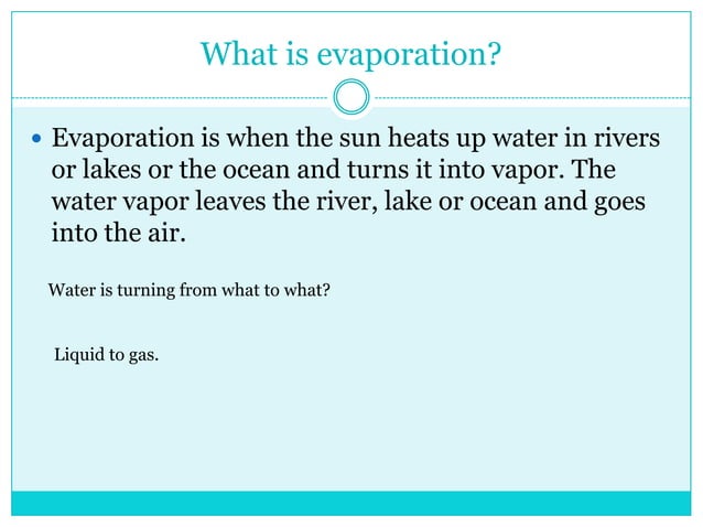 Water cycle review | PPTX | Chemistry | Science