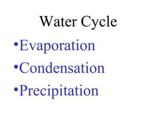 Water cycle (science) | PPT