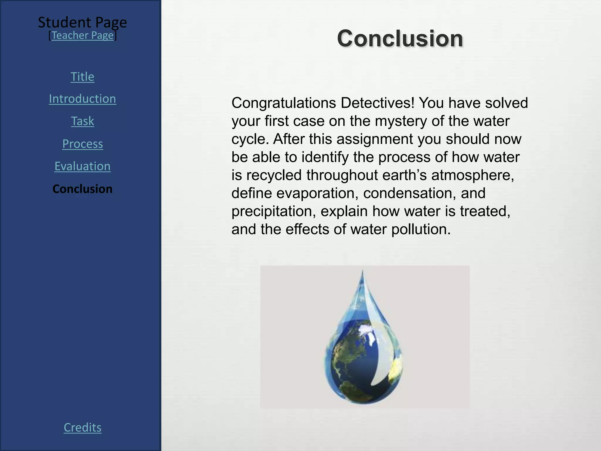 Water cycle webquest | PPT