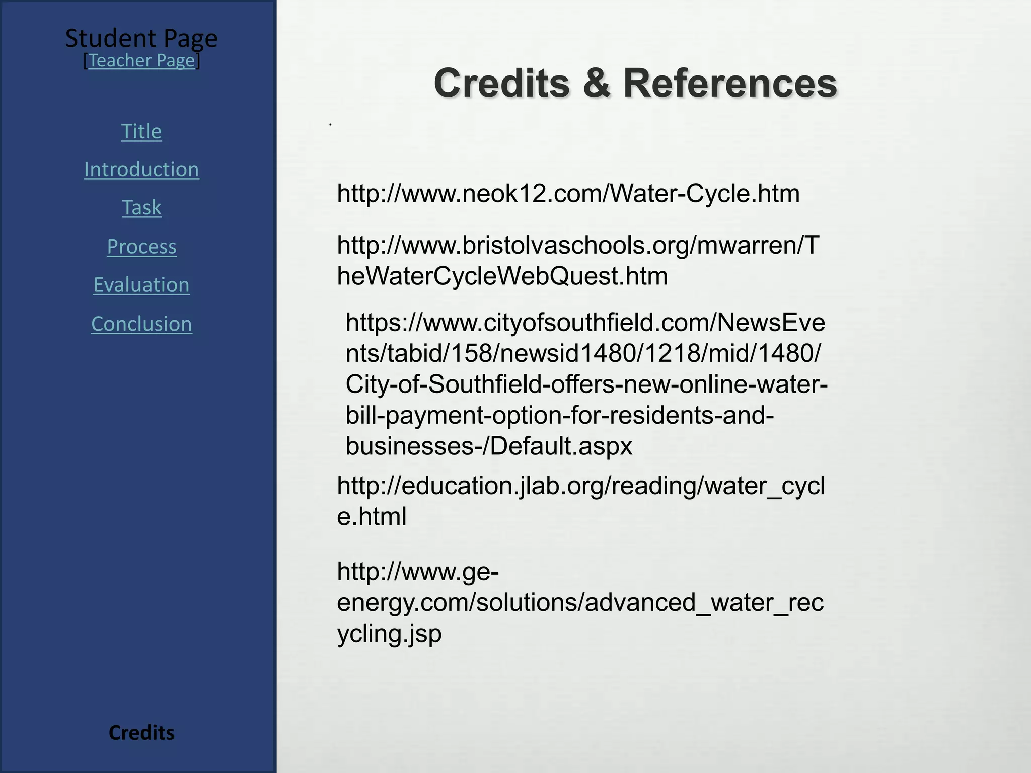 Water cycle webquest | PPT