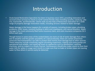 Water Damage Prevention Tips | PPTX