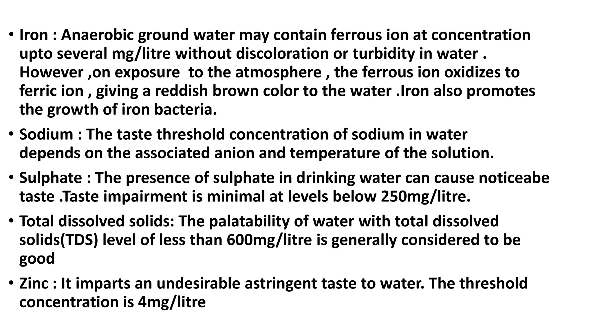 WATER (PUBLIC HEALTH DENTISTRY) | PPTX