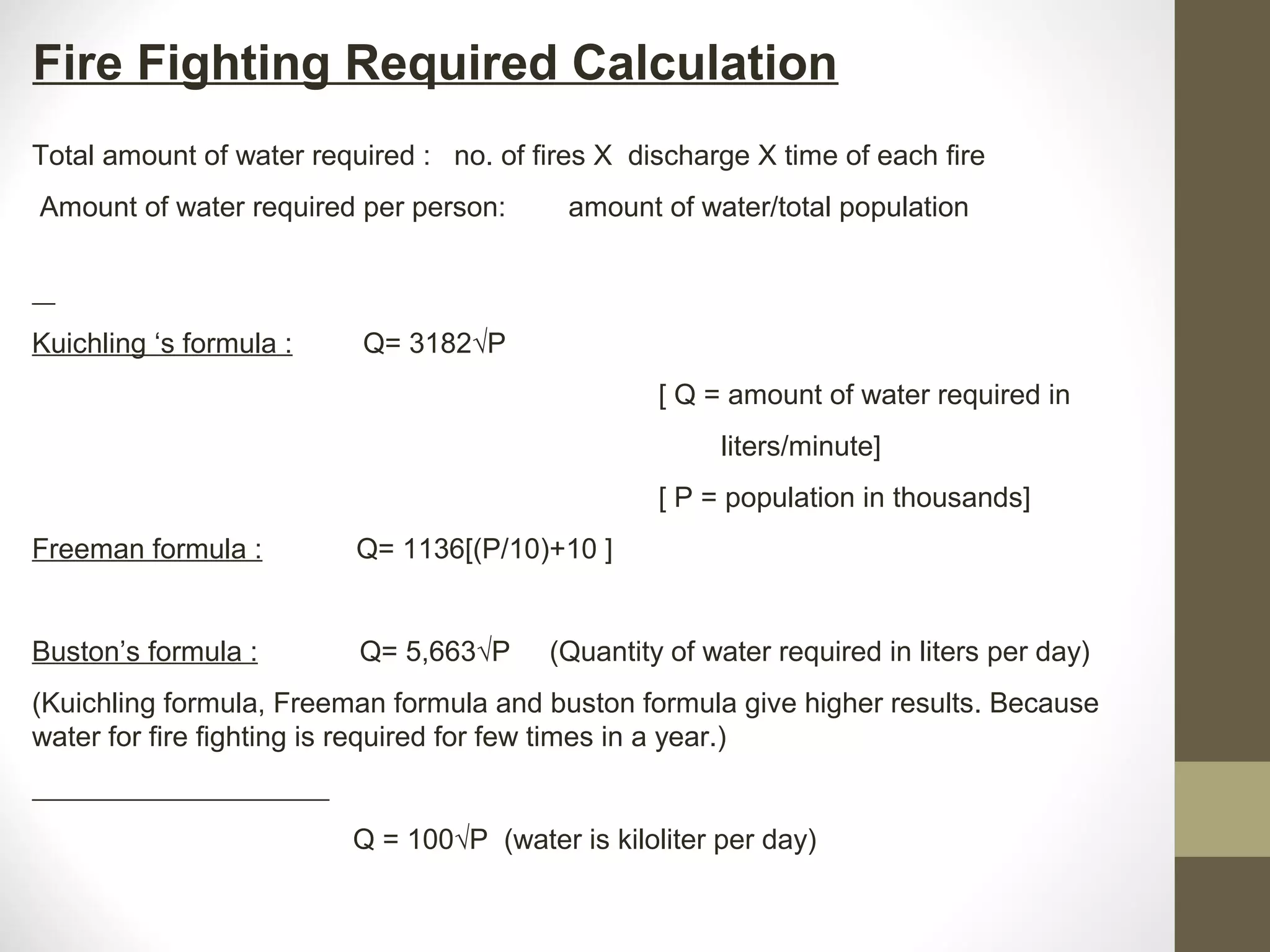 Water demand and factor affecting water demand | PPT