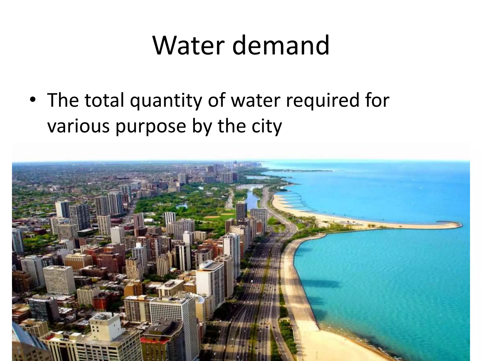 Water demand | PPTX