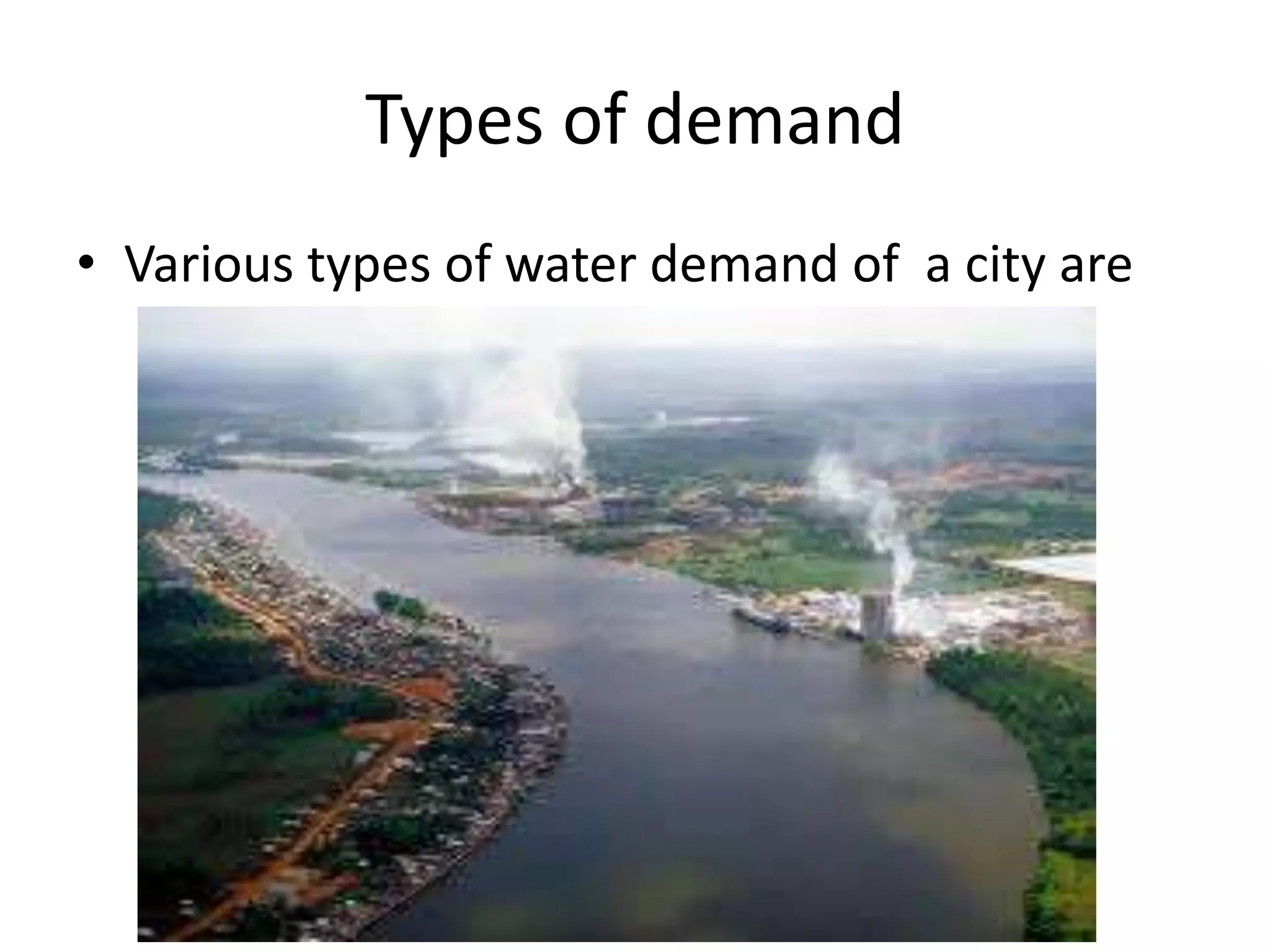 Water demand | PPTX