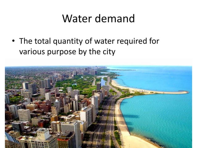 Water demand | PPT