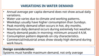 WATER DEMAND AND GROUND WATER SOURCE.pptx