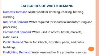 WATER DEMAND AND GROUND WATER SOURCE.pptx