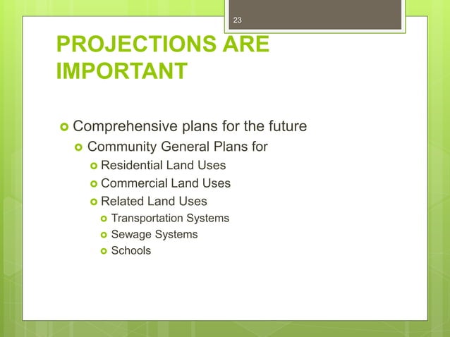 Water demand and Population forecasting | PPTX