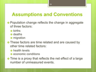 Water demand and Population forecasting | PPTX