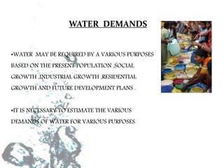 Computing Water demand | PPTX