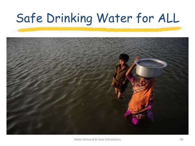 Water Demand & Flow Calculations | PPT