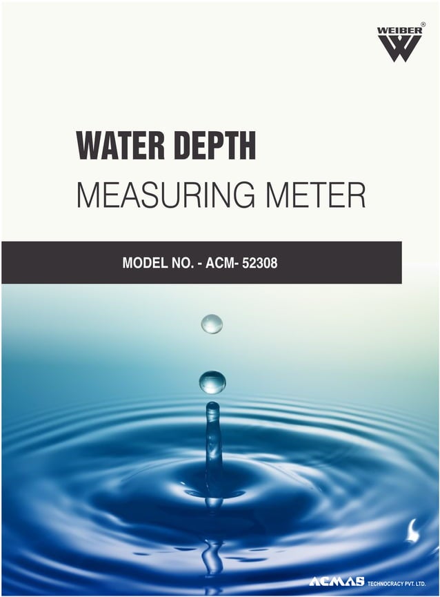 Water depth measuring meter | PDF