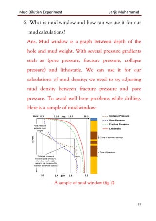 Mud Dilution, Drilling Engineering Lab. | PDF