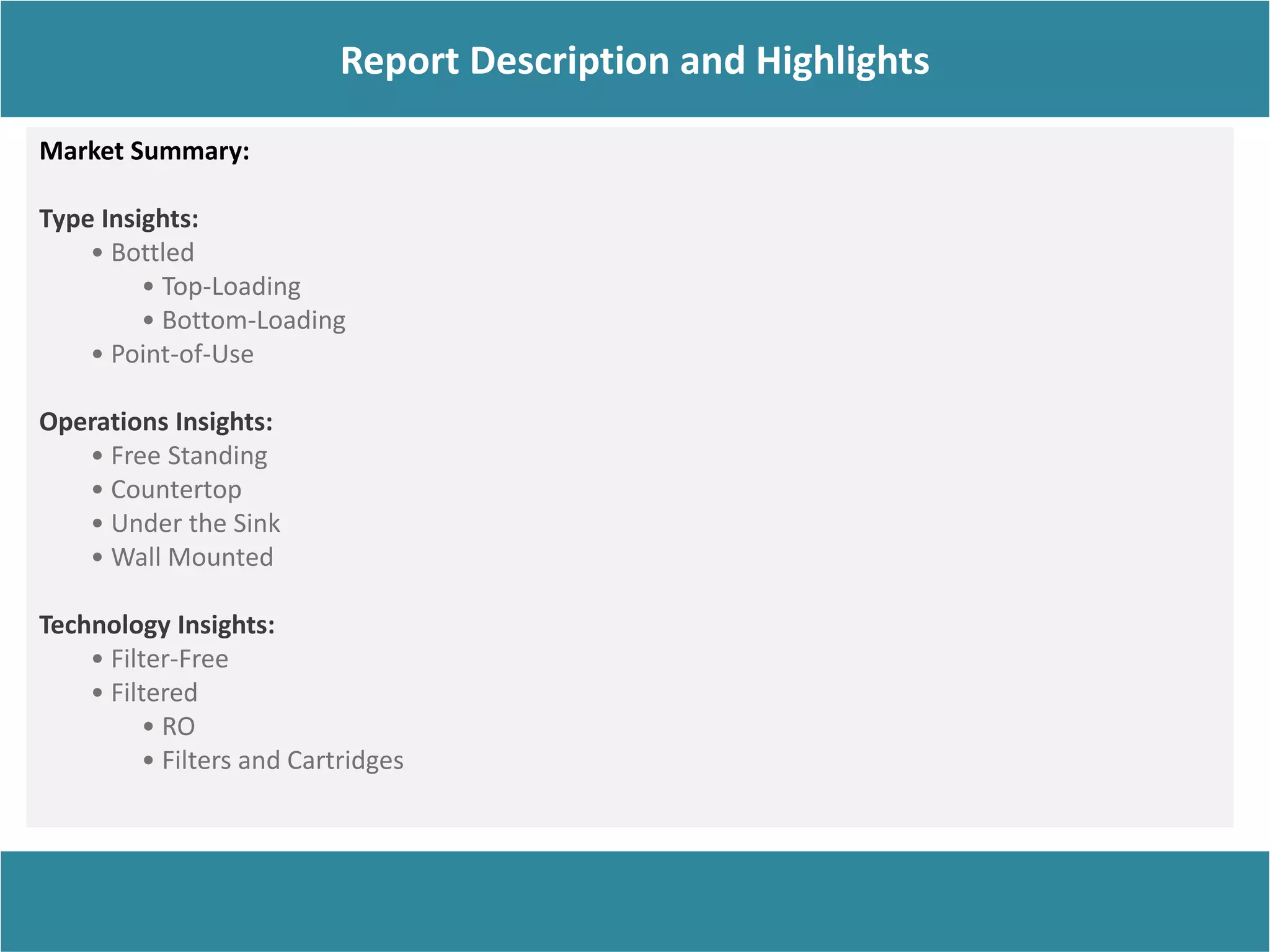Water Dispenser Market PPT: Growth, Outlook, Demand, Keyplayer Analysis and Opportunity 2023-28 ...