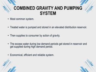 Water distribution system | PPTX