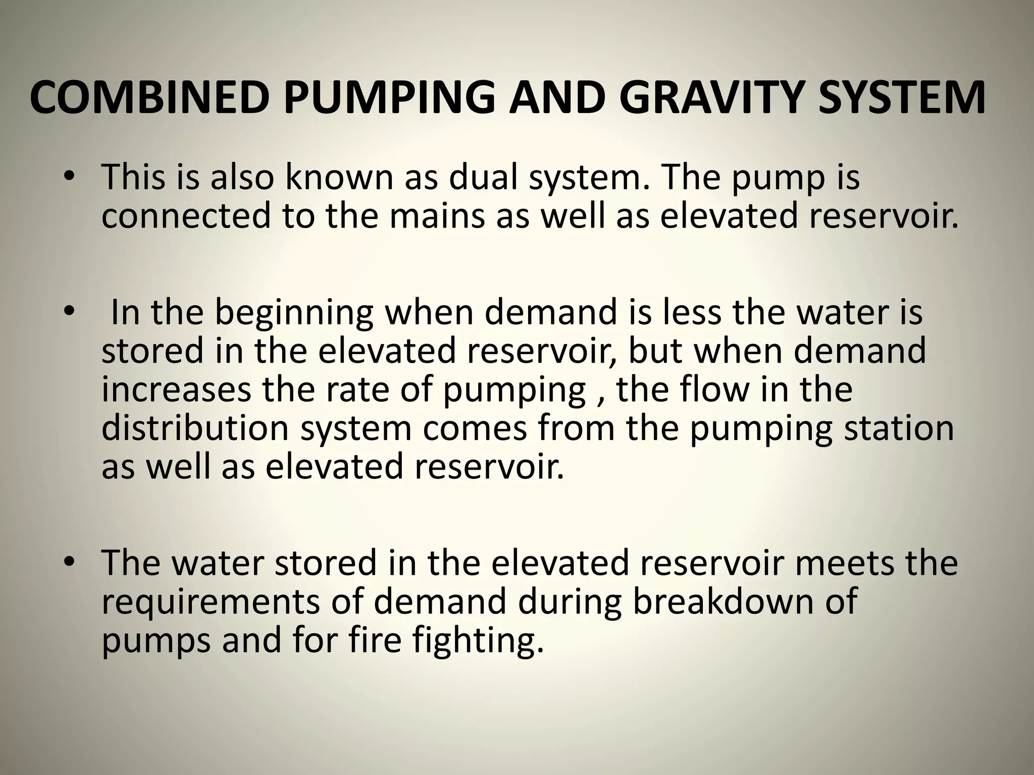 Water distribution | PPTX