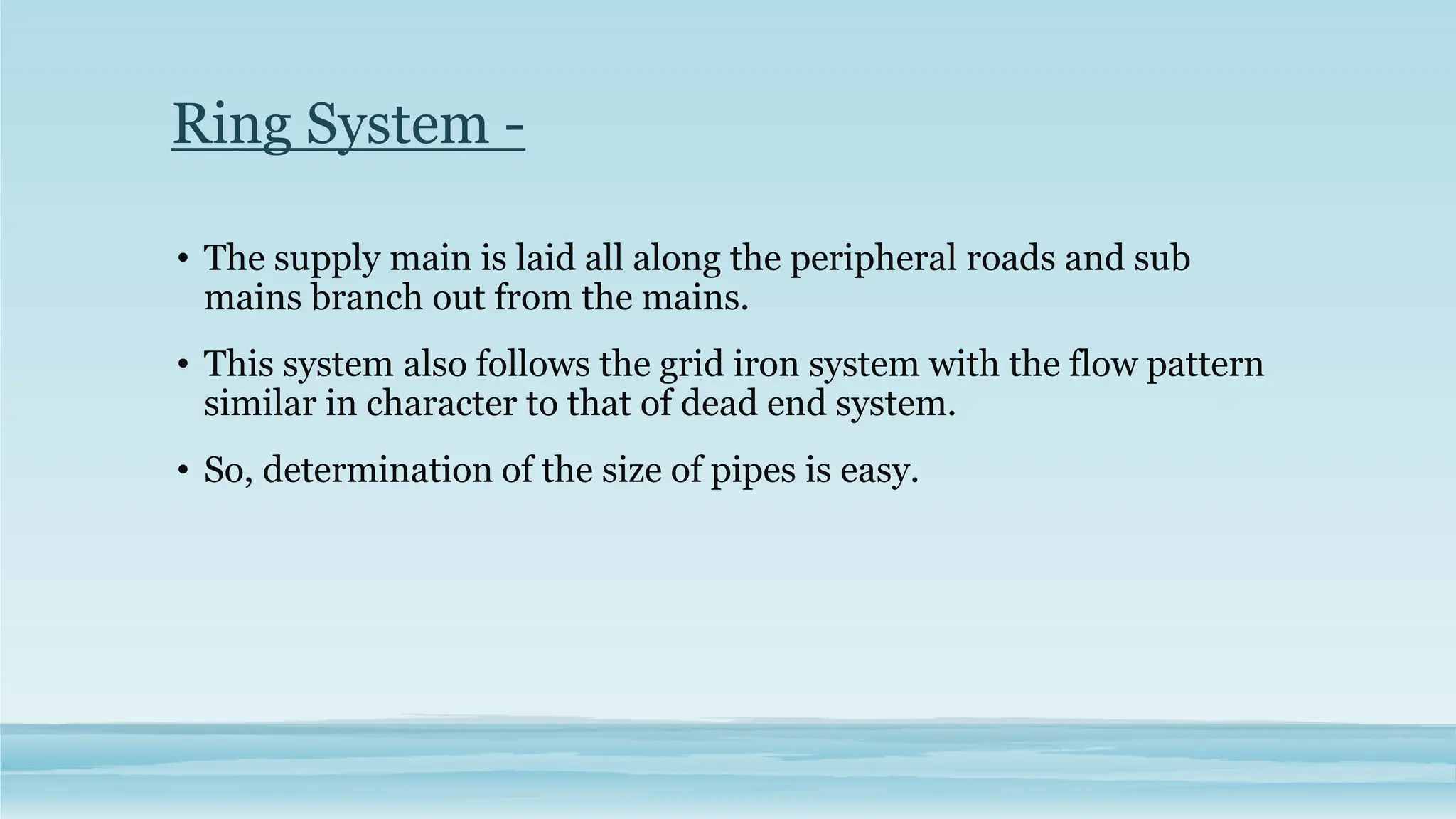 WATER DISTRIBUTION SYSTEM.pptx civil engineering | PPTX