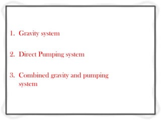 waterdistributionsystem in public health engineering | PPTX