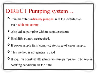 waterdistributionsystem in public health engineering | PPTX