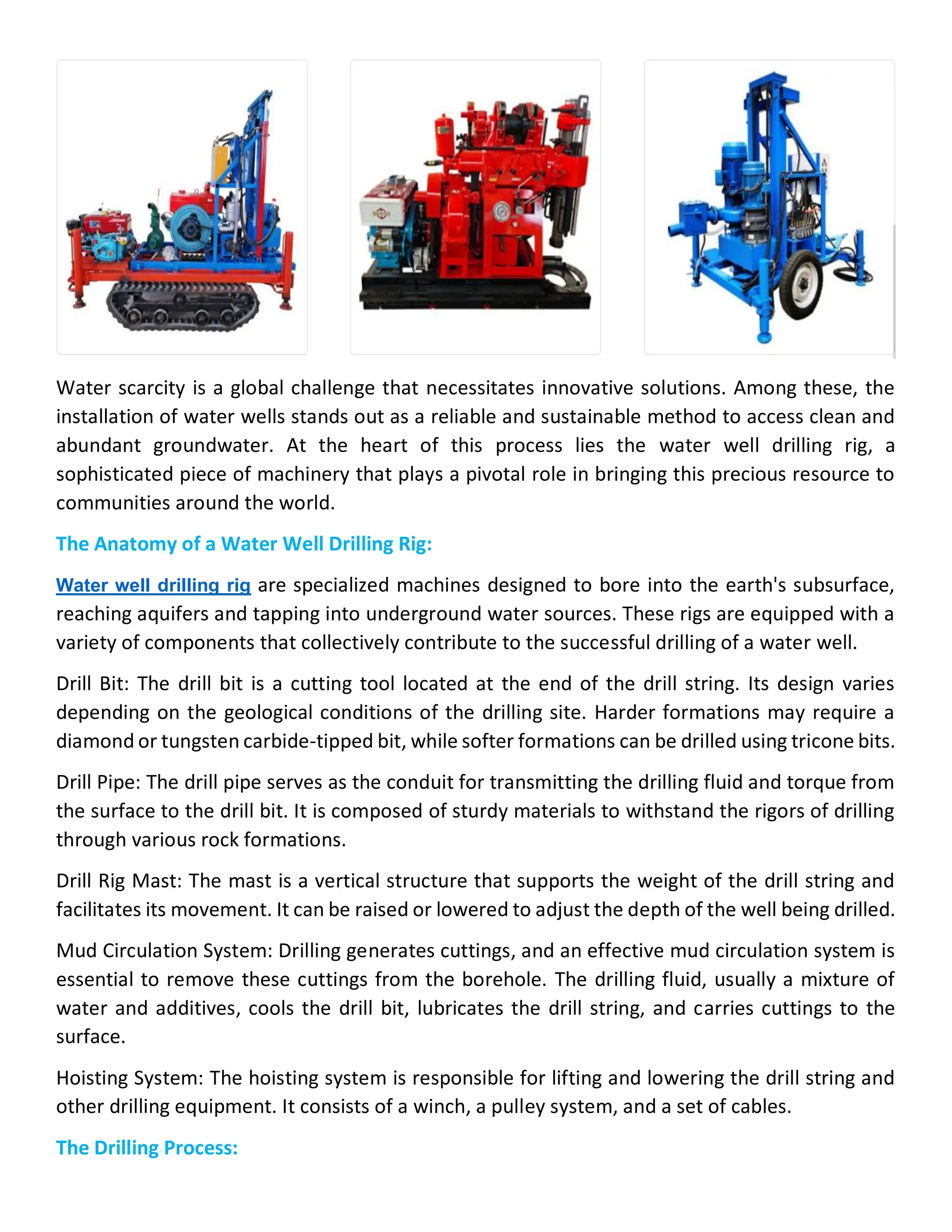 Water drilling rig for sale.pdf