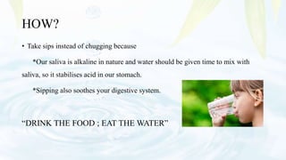 Water Drinking | PPTX