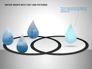 Water Drops Charts for PowerPoint | PPT
