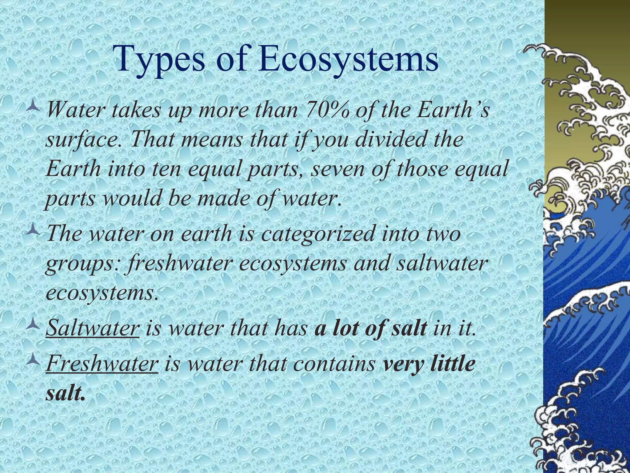 Water ecosystems lcr | PPT