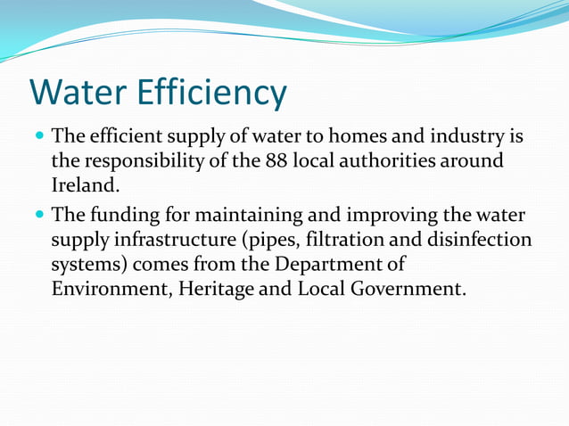 Water efficiency | PPTX | Water Services | Home Utilities