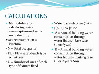 Water efficiency in green buildings | PPTX | Landscaping | Home & Garden