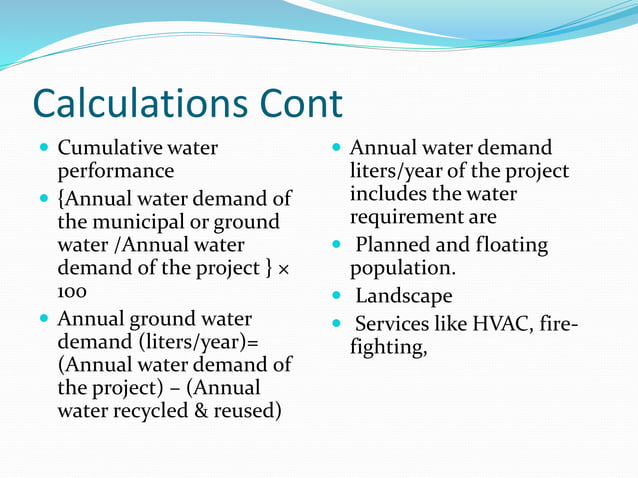 Water efficiency in green buildings | PPTX | Landscaping | Home & Garden