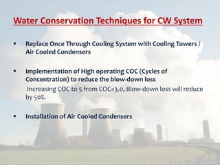 Water Efficiency in Thermal Power plants | PDF