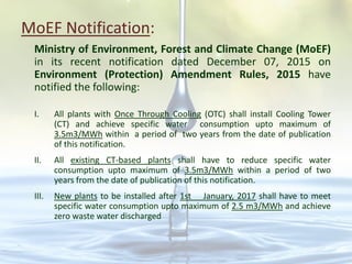 Water Efficiency in Thermal Power plants | PDF