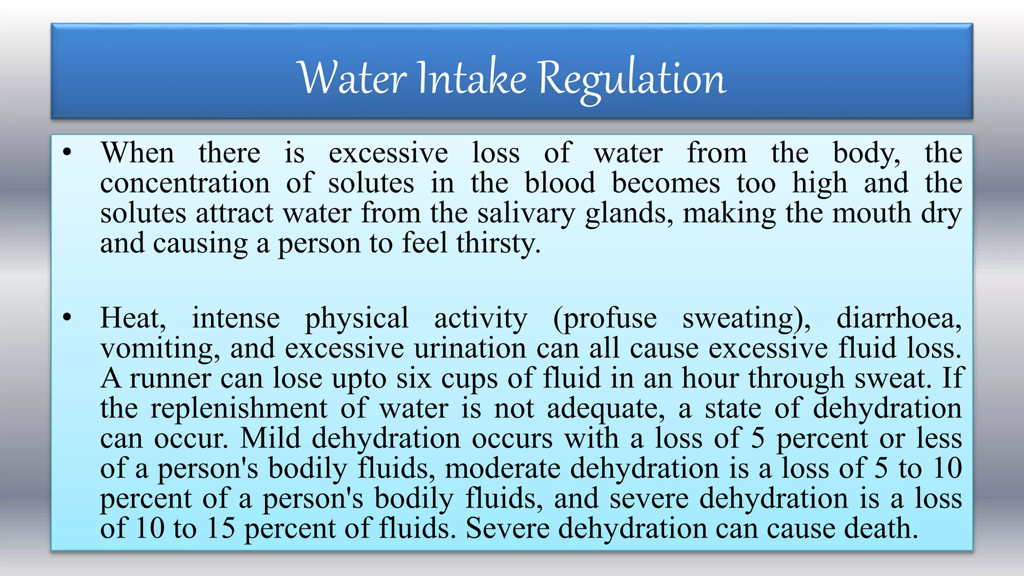 WATER AND ELECTROLYTE BALANCE | PPTX