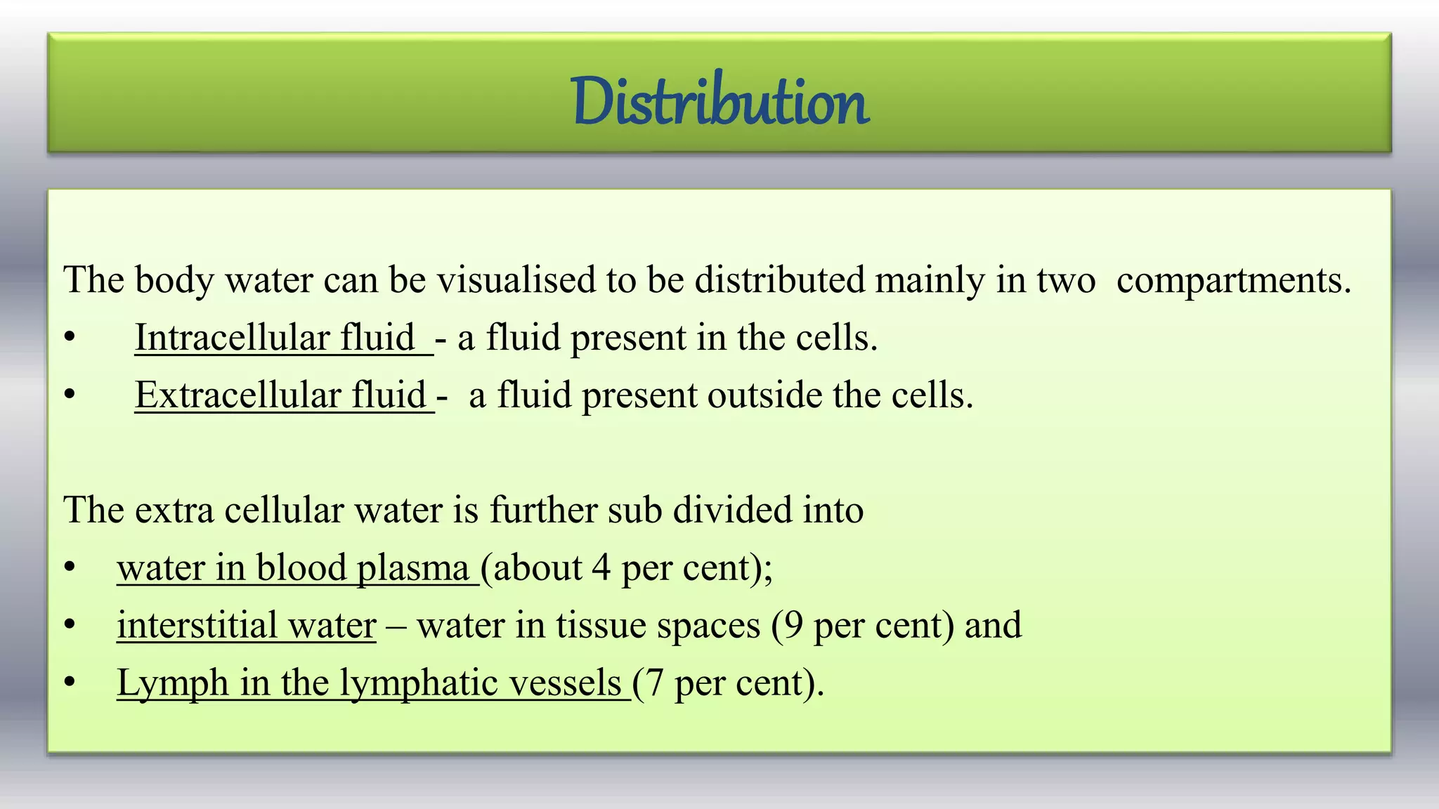 WATER AND ELECTROLYTE BALANCE | PPTX