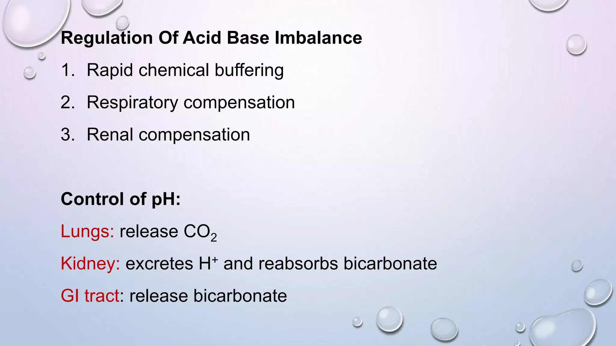 Water electrolyte and ph balance | PPTX