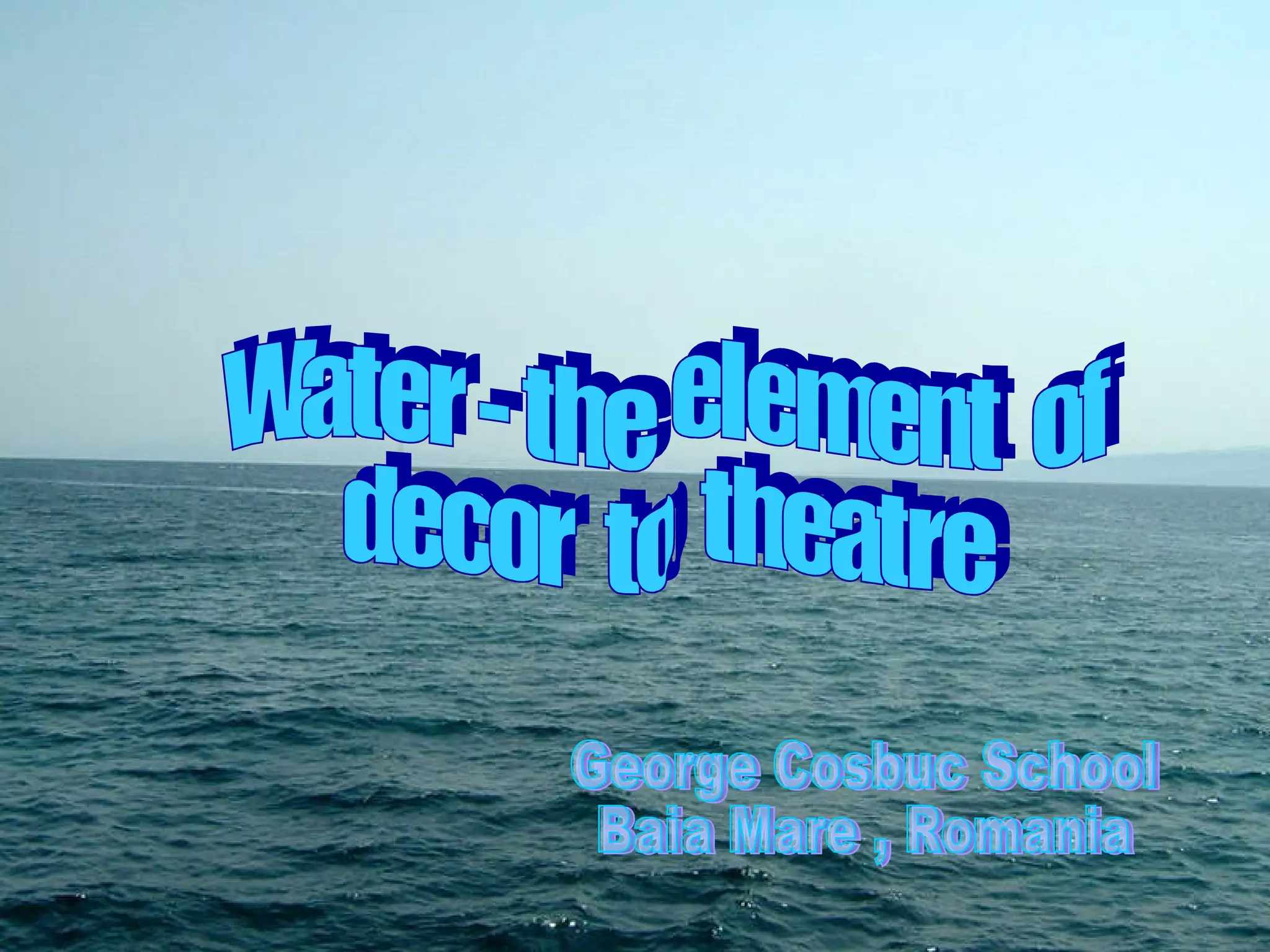 Water Element Of Decor | PPT
