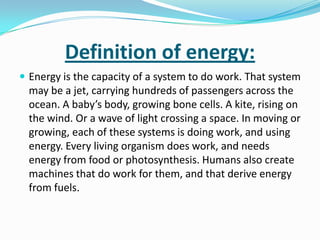 Power Point of Water Energy | PPTX
