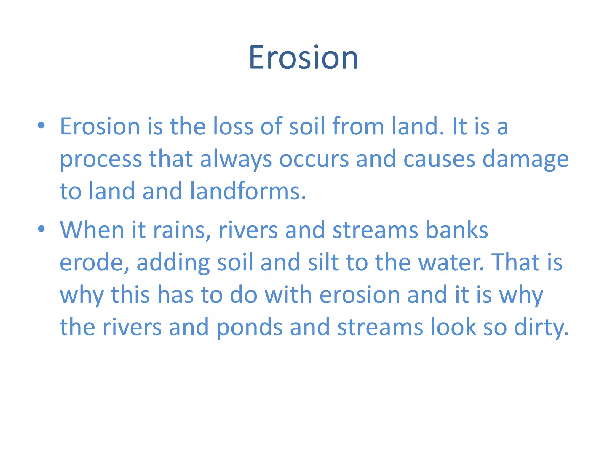 Water erosion | PPTX