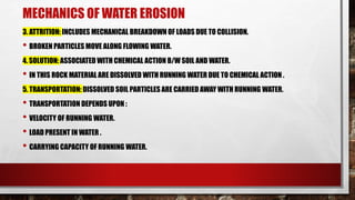 Water erosion | PPTX