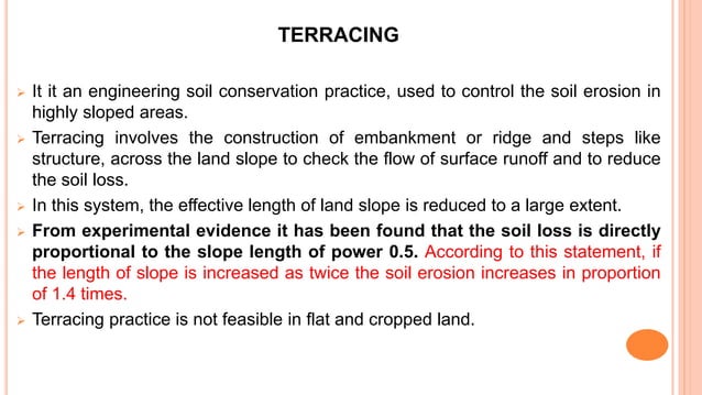 Water Erosion Control Measures for Hilly Areas.pptx | Gardening | Home ...