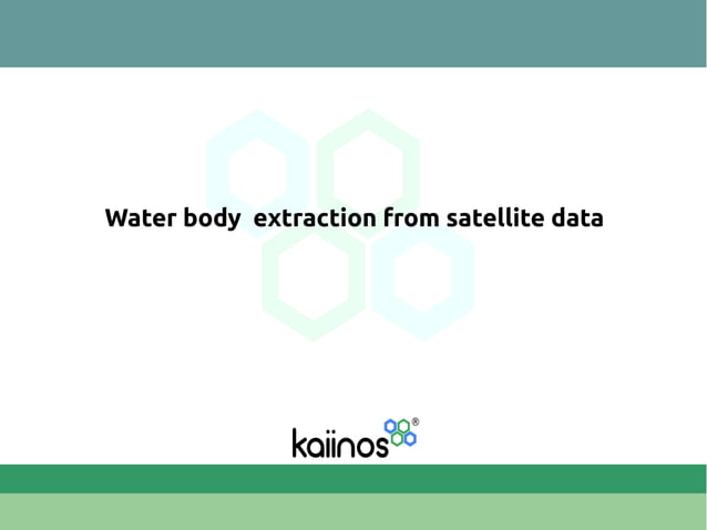 Extraction Of Surface Water Bodies Using Qgis Pdf