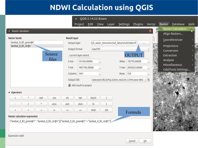 Extraction of surface water bodies using QGIS | PDF