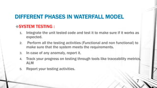 Waterfall Model | PPTX