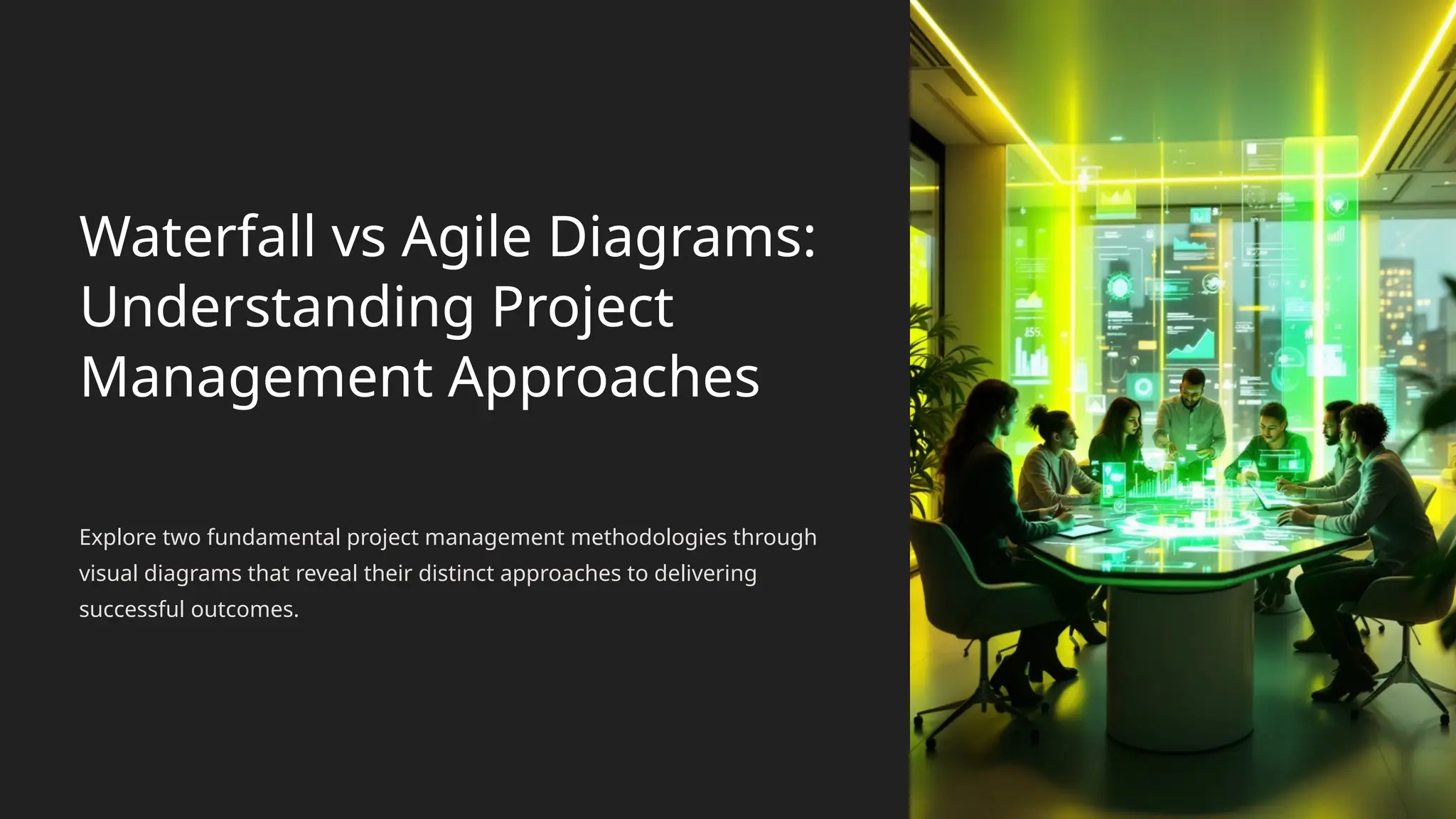 Waterfall-vs-Agile-Diagrams-Understanding-Project-Management-Approaches ...