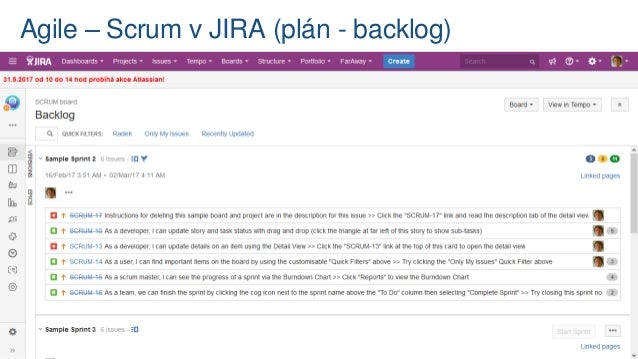 JIRA waterfall a agile
