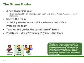 Scrum: Waterfall Into Scrum | PPTX