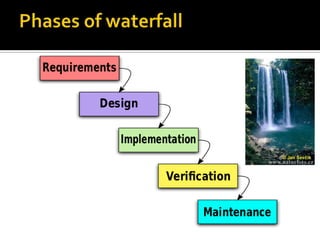 software project management Waterfall model | PPTX