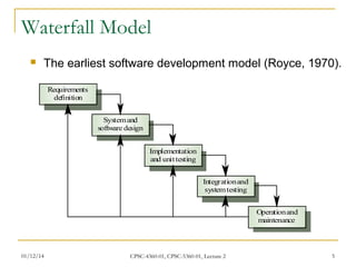 Waterfall model in Software engineering | PPT