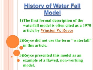 Waterfallmodel | PPT